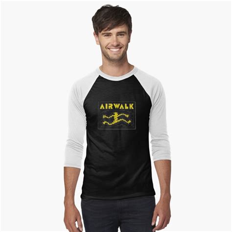 Running Man Airwalk Shoes Skateboard T Shirt Design T Shirt Sticker