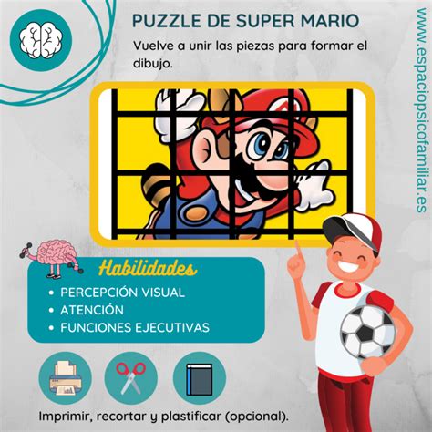 Descarga Las Actividades De Súper Mario Bros • Espacio Psicofamiliar