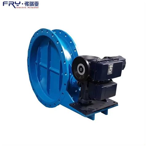 China 8inch Electric Air Vent Shutter Damper Butterfly Valve