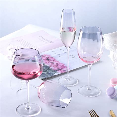 Pink Wine Glasses A Feminime Touch Glasscias
