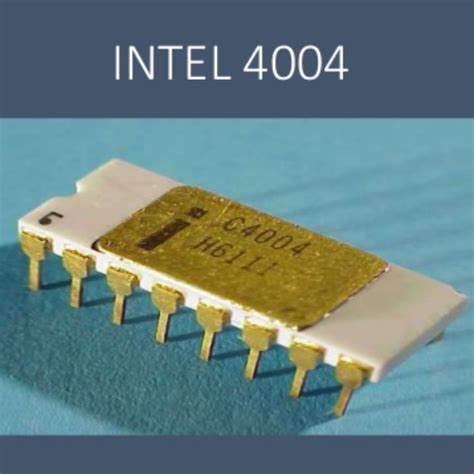 Jan 1 1971 Intel 4004 Timeline