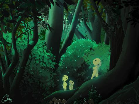 Princess Mononoke Wallpaper Forest