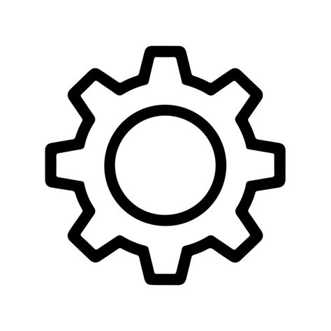 Gear Outline Icon Png New Gear Startup Icon Outline Vector