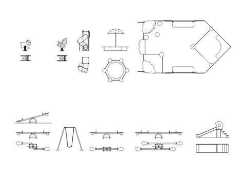 آبجکت وسایل بازی کودکان اتوکد بلوک اتوکد وسایل بازی کودکان فروشگاه معماری ساباط