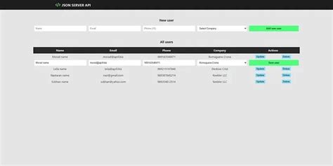 How To Simulate A Backend Rest Api With Json Server For Crud Development In React Hackernoon