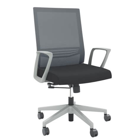 Mesh Office Chair Black Or Gray Mesh Oslo