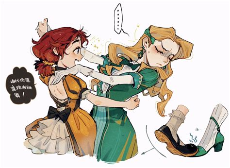 Safebooru 2girls Blonde Hair Blush Bow Bowtie Character Request