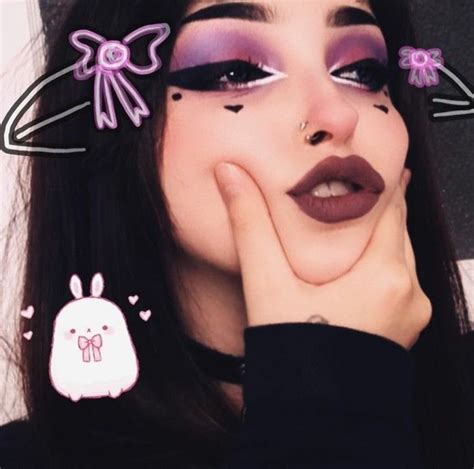 Pin On Makeup Cute Makeup Edgy Makeup Girls Makeup