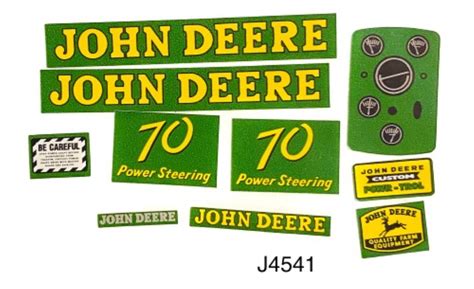 Decal 1 08 John Deere 70 Set Dj4541 Midwest Decals And Farm Toys