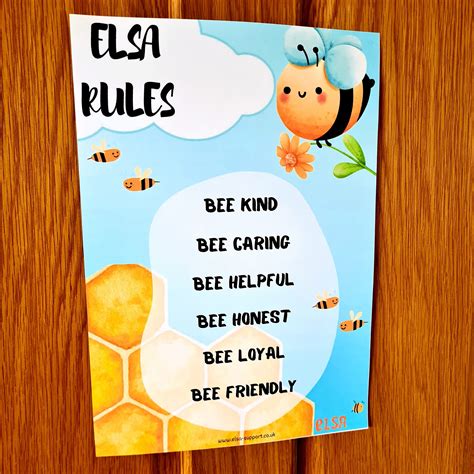 Bee Rules For Classroom At Layla Swallow Blog
