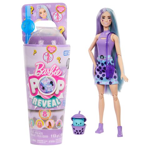 Barbie Fashion Doll With Surprises Bubble Tea Scented