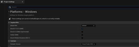 Unreal Engine Packaging Windows SDK