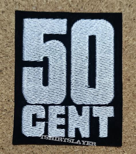 50 Cent 50 Cent Patch Logo Patch Nunslayers Tshirtslayer