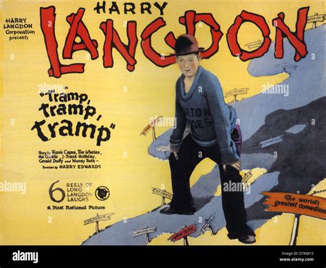 Tramp Tramp Tramp 1926 First National Film With Harry Langdon Stock