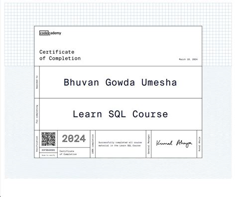 Sql Datamanagement Codecademycertificate Continuouslearning