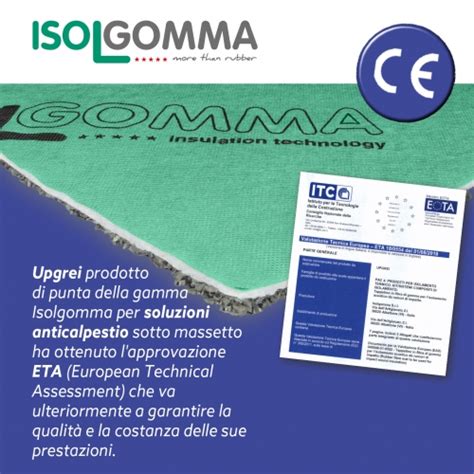 Eta Certification European Technical Assessment Isolgomma