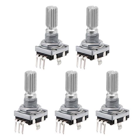 Amazon Co Jp Uxcell Degree Rotary Encoder Pin Digit Encoder Cord With Switch Shaft