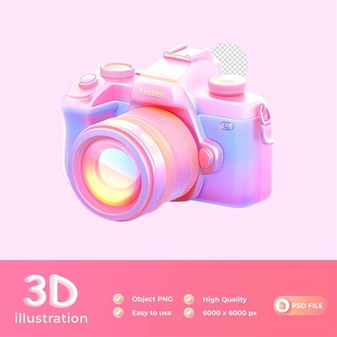 Premium Psd Camera Electronic Device 3d Illustration