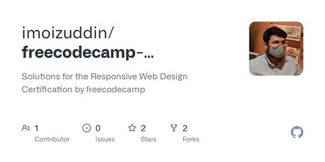 Github Imoizuddinfreecodecamp Responsive Web Design Solutions For