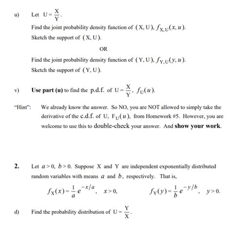 Solved Let The Joint Probability Density Function For X Chegg