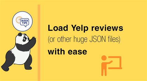 Load Yelp Reviews Or Other Huge JSON Files With Ease