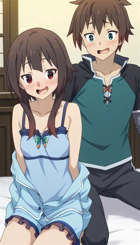 Megumin Multiplegirls 1boy Aquakonosuba 2girls Satou Seaart Ai