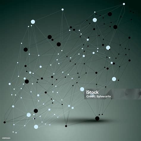 복잡한 추상적임 회색조에 3d 형태를 벡터 디지탈 Lattice 0명에 대한 스톡 벡터 아트 및 기타 이미지 0명 2015년 3차원 형태 Istock