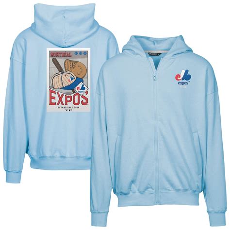 Mens Montreal Expos Levelwear Powder Blue Uphill Cooperstown