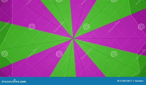 Render With Abstract Background Of Converging Pink And Green Triangles