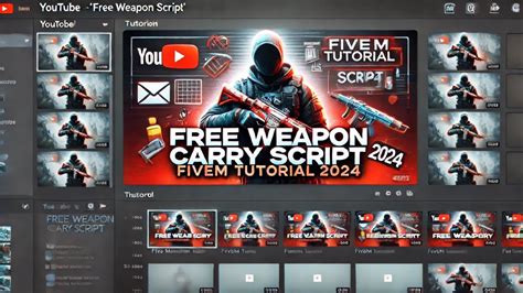 Free Weapon Carry Script For Fivem Easy Setup And Tutorial 2024 Mj