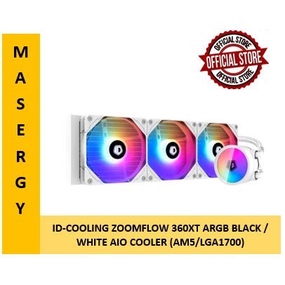 ID-COOLING ZOOMFLOW 360X WHITE ARGB AIO COOLER (AM5/LGA1700) | Shopee ...