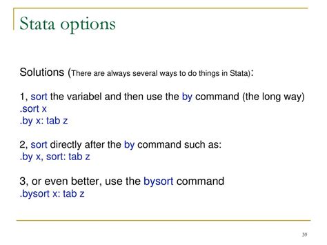 Introduction Introduction To Stata Ppt Download