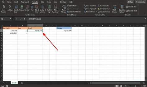 Come Utilizzare La Funzione Giorno Lavorativo In Microsoft Excel