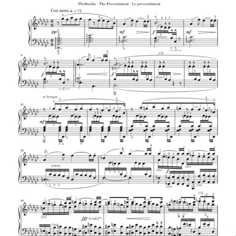 Janácek 1 X 1905 Piano Sonata Pianoworks Inc