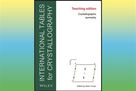 Iucr Teaching Edition Of International Tables For Crystallography