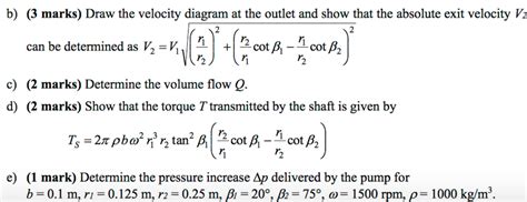 Solved An Incompressible Flow Density ρ Enters Radially
