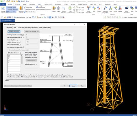 Sacs Starter Pack Training Learn Offshore Engineering Basics Cttec