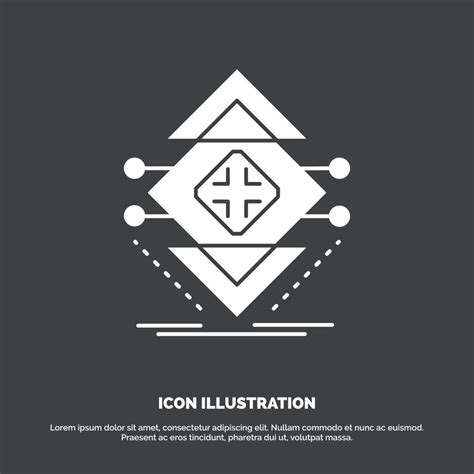 Computing Data Infrastructure Science Structure Icon Glyph Vector