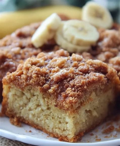 Banana Crumb Cake Recipe