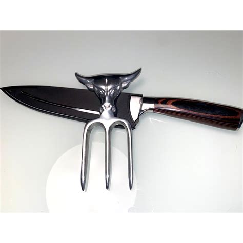 Kit Faca Do Chefe 8 Polegada E Garfo De Churrasco Shopee Brasil