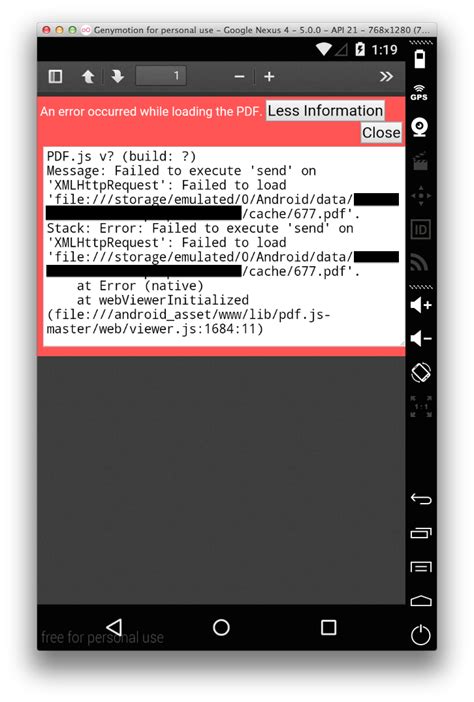 Cordova Cant Use Pdfjs Viewer For Local File On Android Works