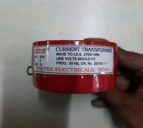 660 V Ring Core Type Ct Ess Vee Pi Current Transformer At ₹ 125piece