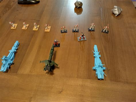 Stellar Warship Playtest Photos Magellan Class Battleship Mechastellar