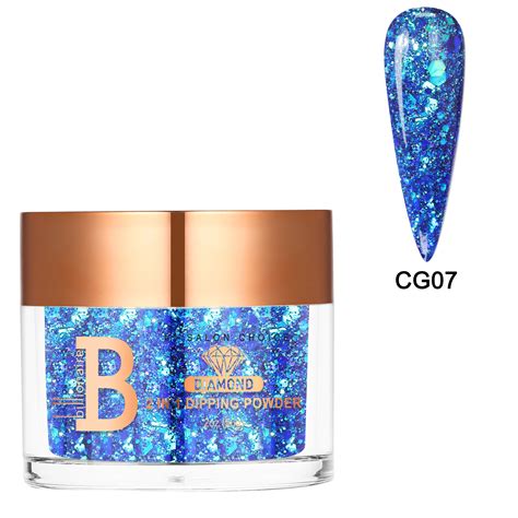 Billionaire Sns Gelish Dip Dipping Acrylic Nail Powder Chunky Glitter