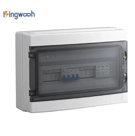 Solar Photovoltaic Pv Dc Combiner Box Surge Lightning Protection 2 Input 2 Out Dc 600v Fuse Mcb