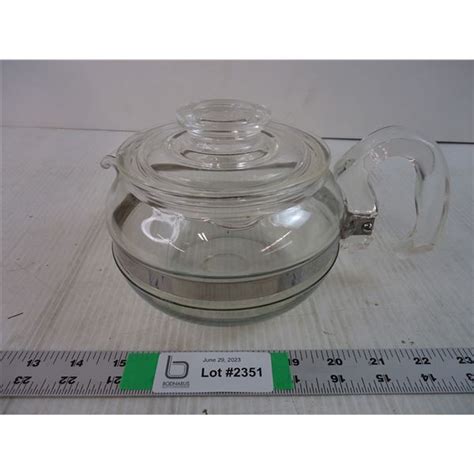 Pyrex Coffee Pot Bodnarus Auctioneering