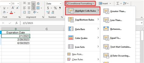 How To Apply Conditional Formatting Based On A Date