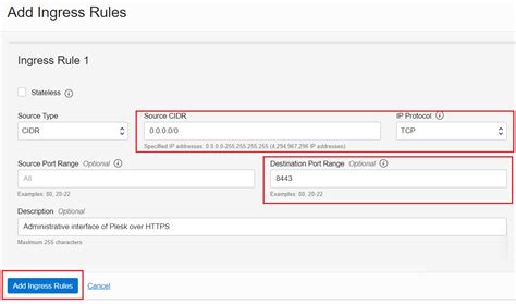 Installing Plesk On Oracle Cloud Plesk Obsidian Documentation