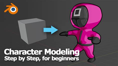blender 3d character modeling step by step