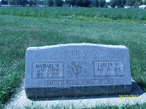 Michael Rudolph “mike” Huebsch 1930 1999 Find A Grave Memorial